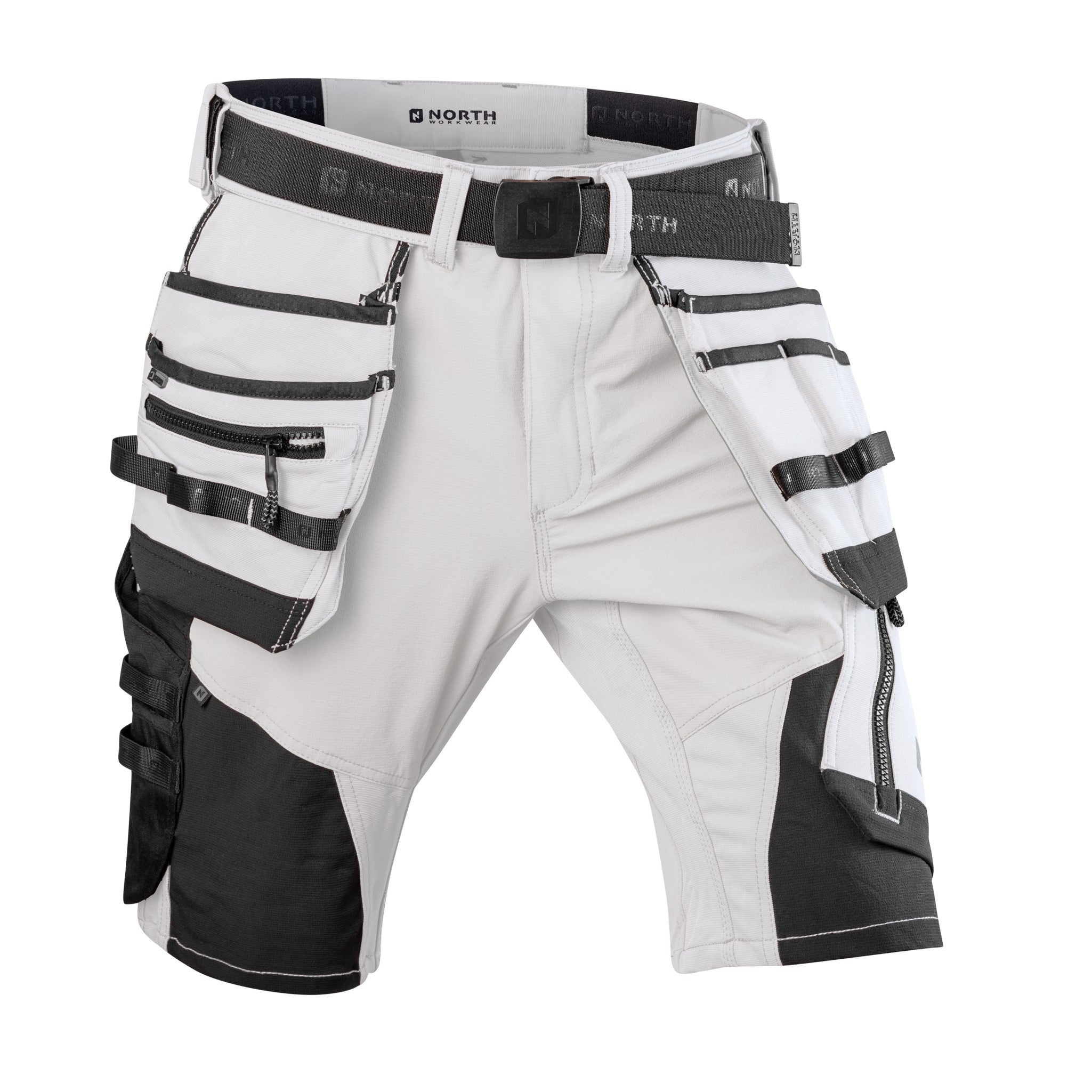 Hvide Arbejdsshorts | CORDURA™ Stretch & Hængelommer – NORTH WORKWEAR