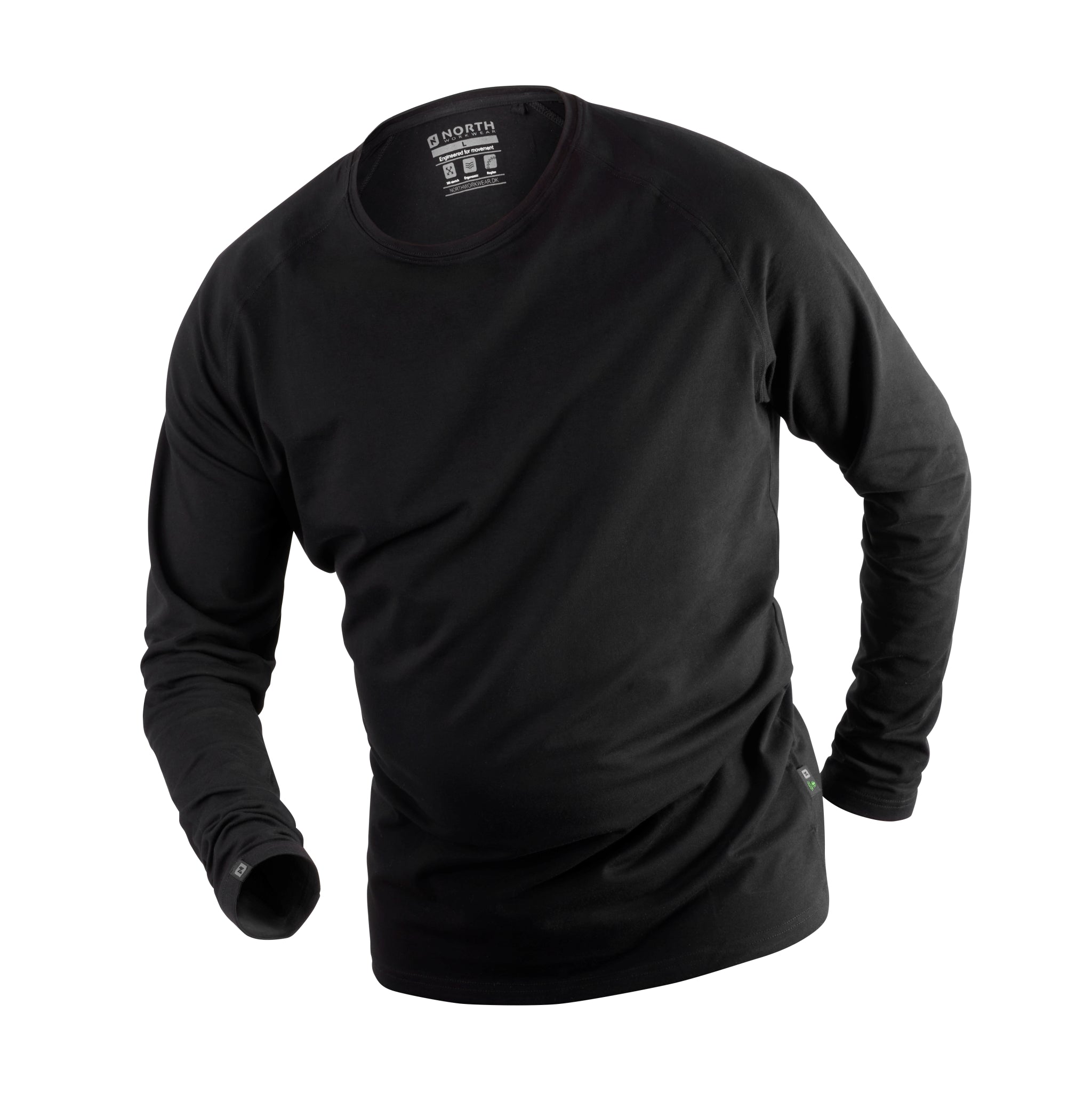 North Ergo Langærmet T-shirt | Strækbomuld til maksimal komfort – NORTH ...
